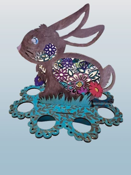 MDF Easter Egg Holder - holds 8 eggs – Glitzcraft