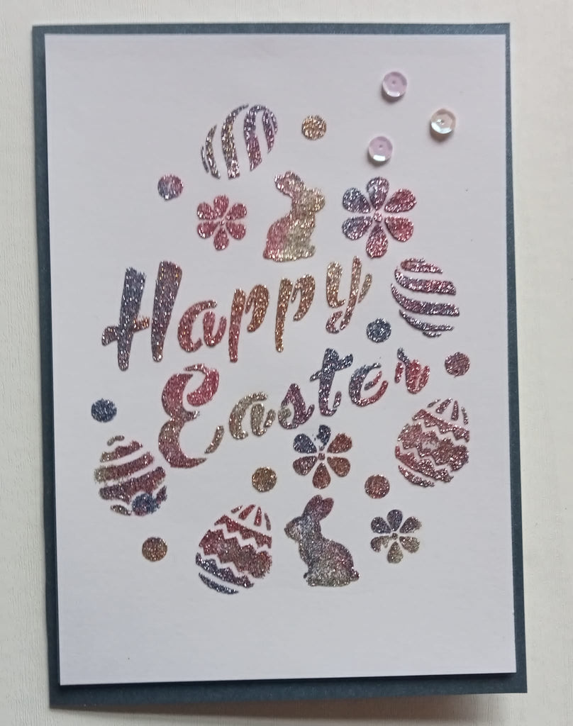 Easter egg shaped stencil – Glitzcraft