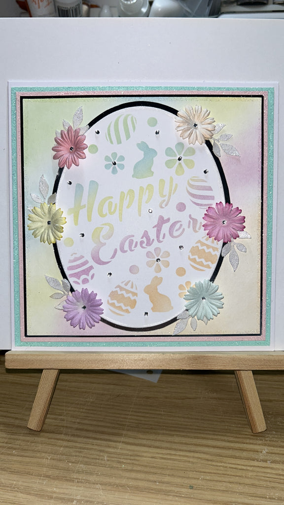 Easter egg shaped stencil – Glitzcraft