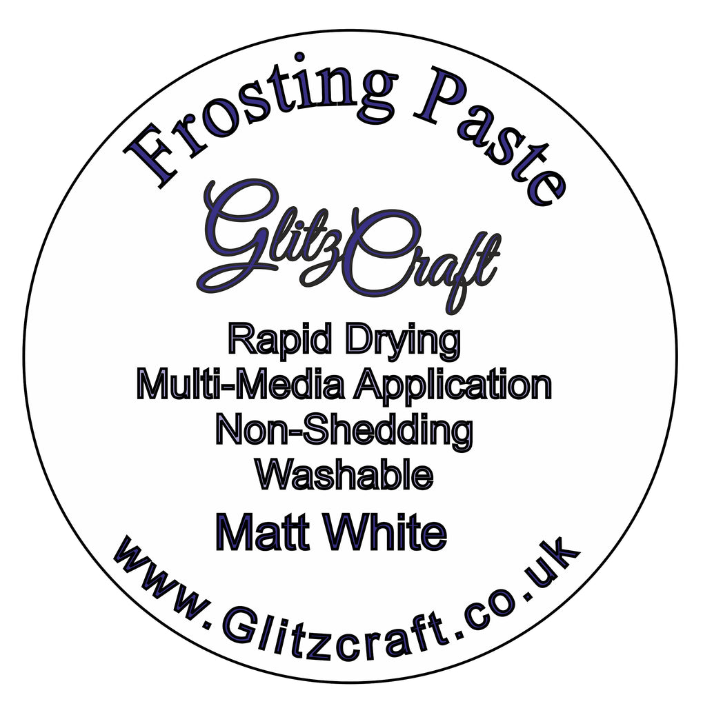 White Frosting Paste (50ml or 30ml pouch) – Glitzcraft