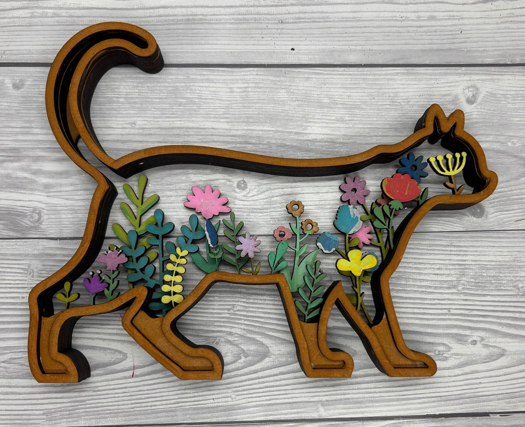 MDF layered cat or dog – Glitzcraft