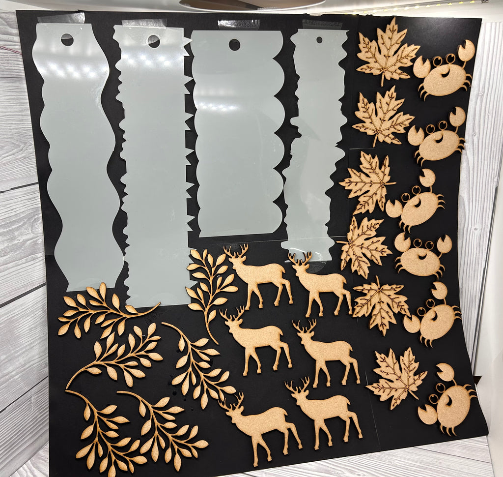 4 pk edge stencils and 24 pk mixed MDF – Glitzcraft