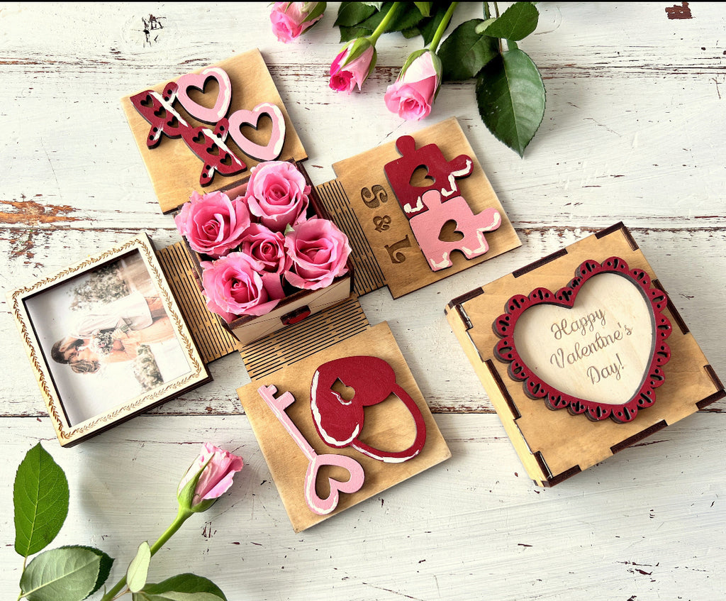 Mdf Explosion box finished sample – Glitzcraft