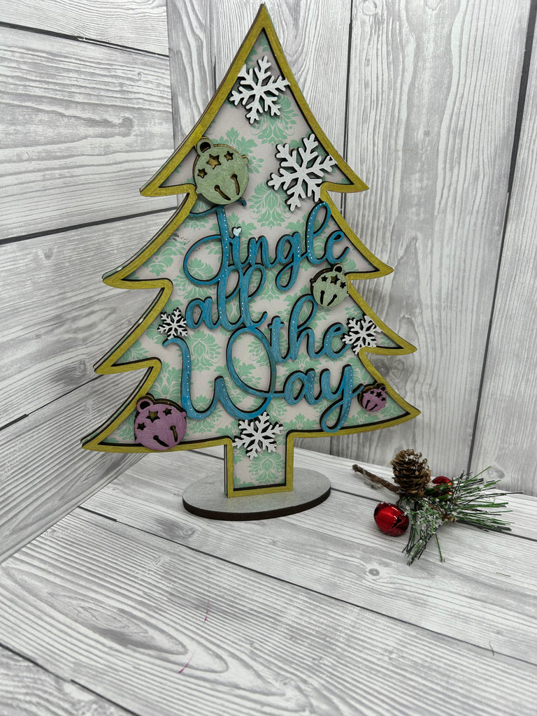 MDF Christmas trees with detail – Glitzcraft