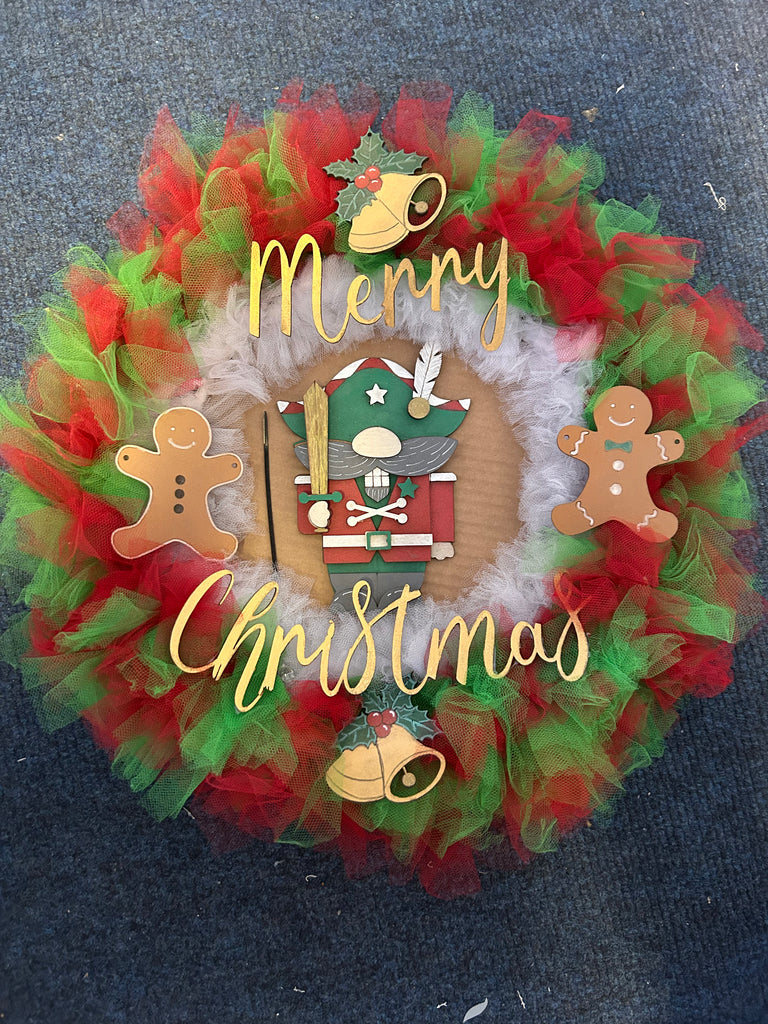 MDF tulle wreaths finished samples – Glitzcraft