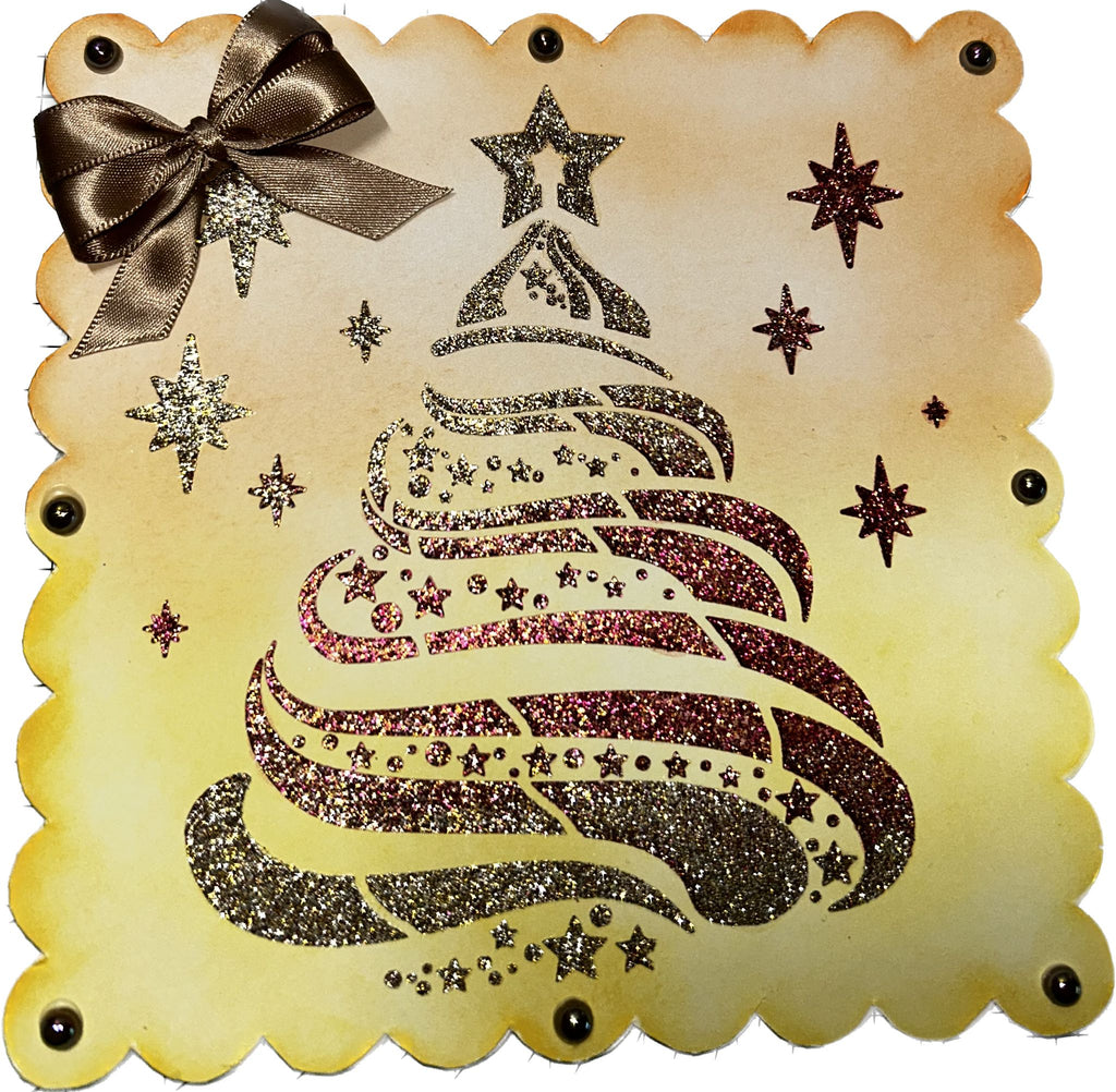 6x6 Swirl and Star Tree – Glitzcraft