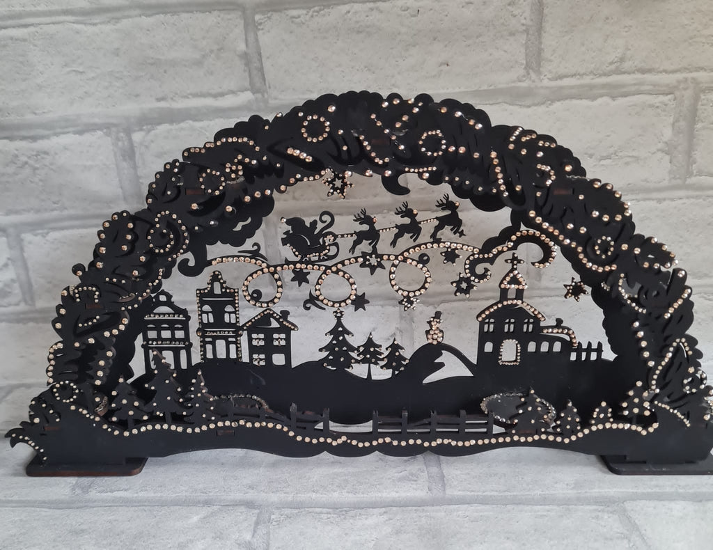 MDF Christmas Candle Holder – Glitzcraft