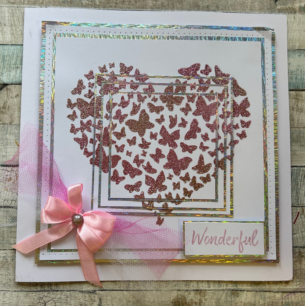 6x6 Butterfly Heart stencil – Glitzcraft