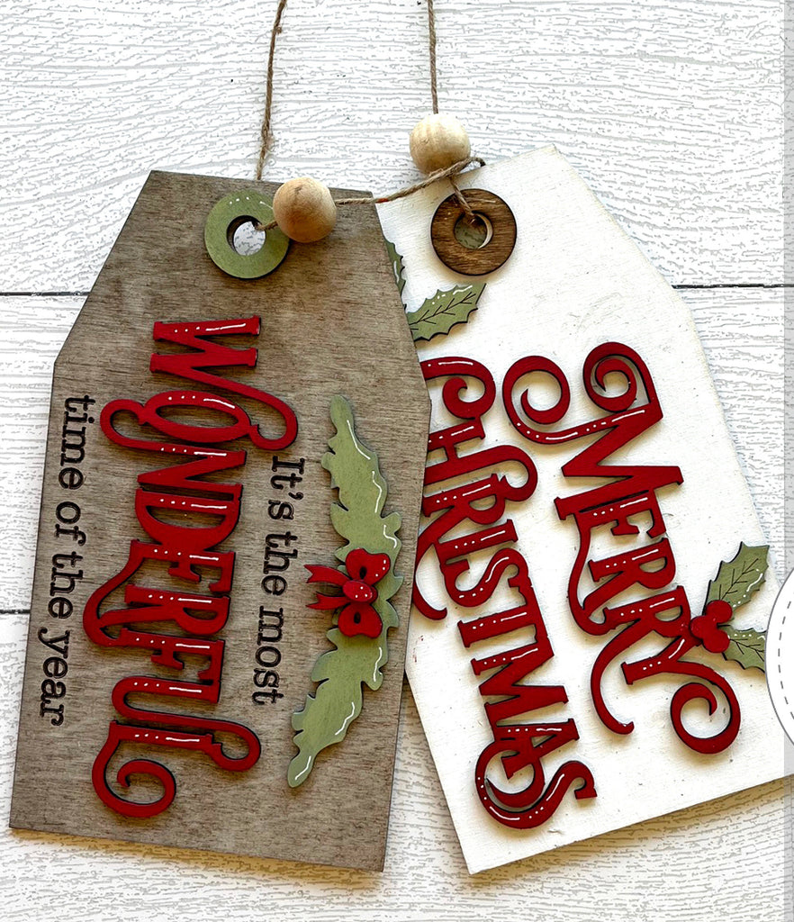 MDF Luxury Christmas Tags – Glitzcraft