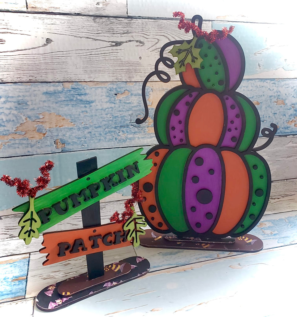 MDF Pumpkin Patch stacking pumpkins – Glitzcraft