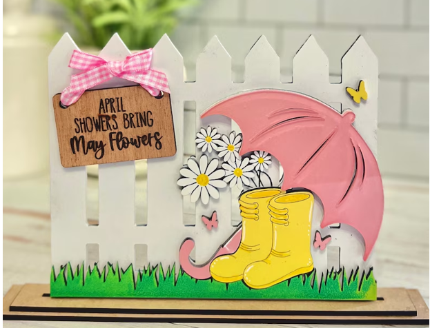 MDF Spring Fence Free standing sign – Glitzcraft