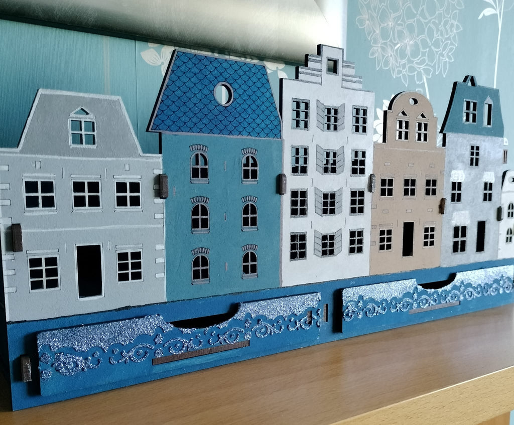 MDF houses desk Tidy – Glitzcraft