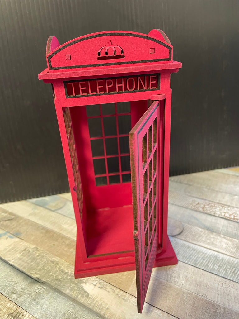 MDF Telephone Box Kit – Glitzcraft