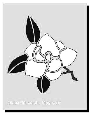 Magnolia Stencil – Glitzcraft