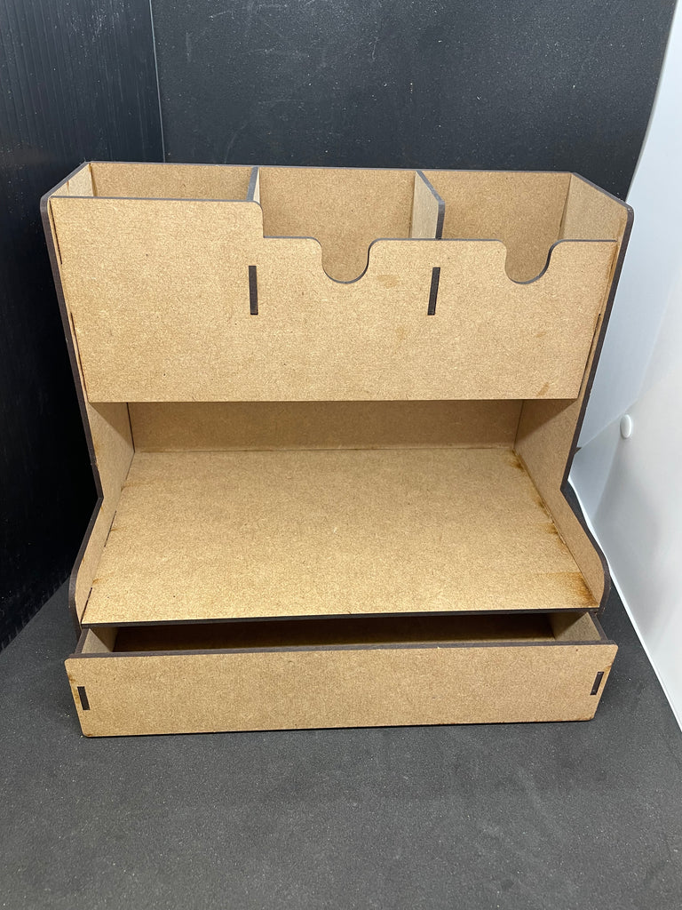 MDF Desk Tidy - with 1 drawer – Glitzcraft