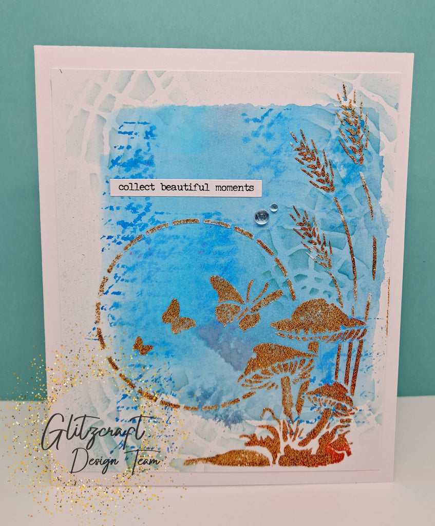 Magical Birthday Toadstool 2 layer stencil – Glitzcraft